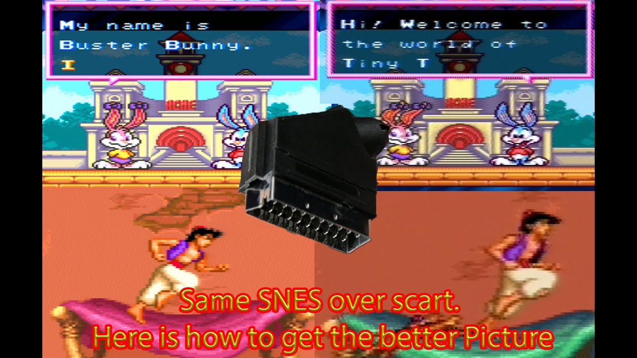 Easy way to get better RGB out of th SNES - YouTube