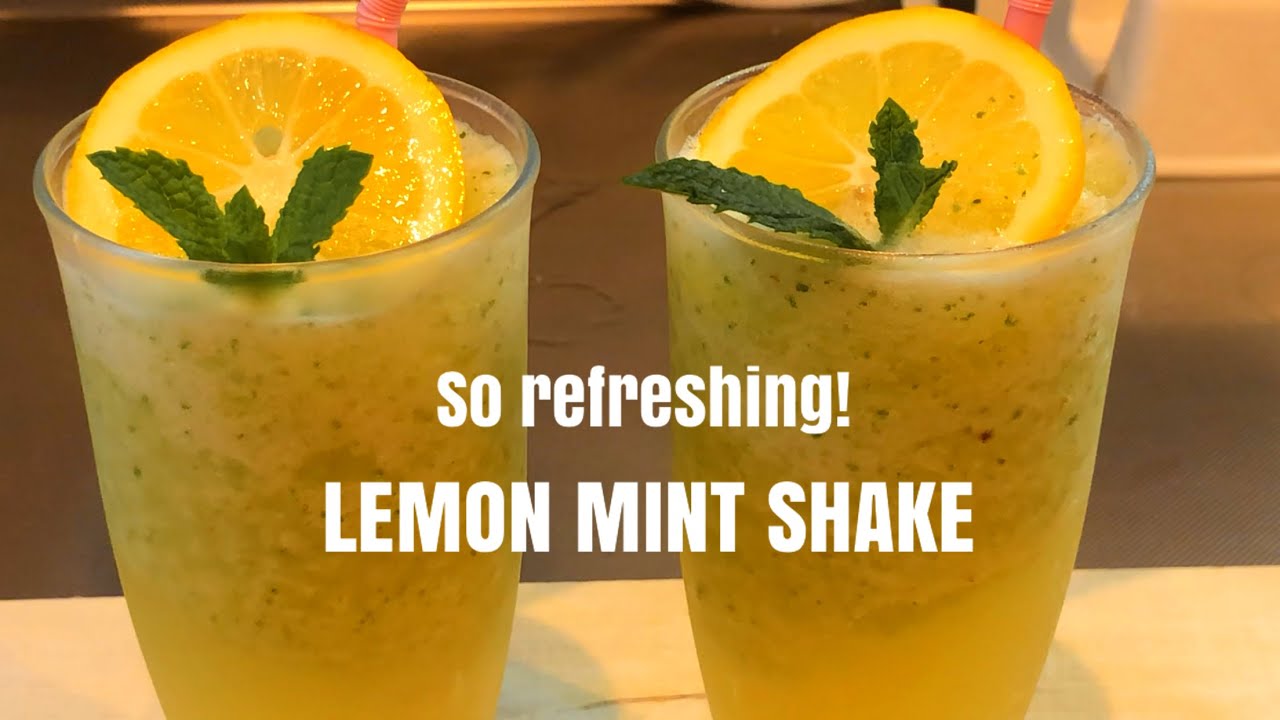 Lemon mint shake🍋🥤 - YouTube