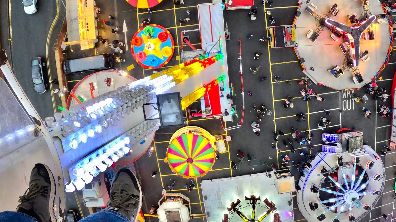 Denzil Danter - Speed - Tewkesbury Mop Fair 2024 (Onride) - YouTube