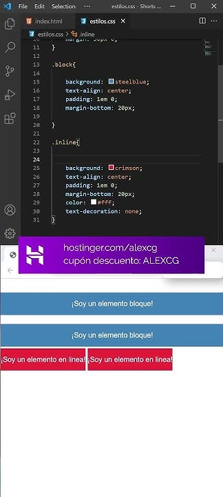APRENDE DISPLAY en CSS [GUÍA RÁPIDA] #SHORTS - YouTube