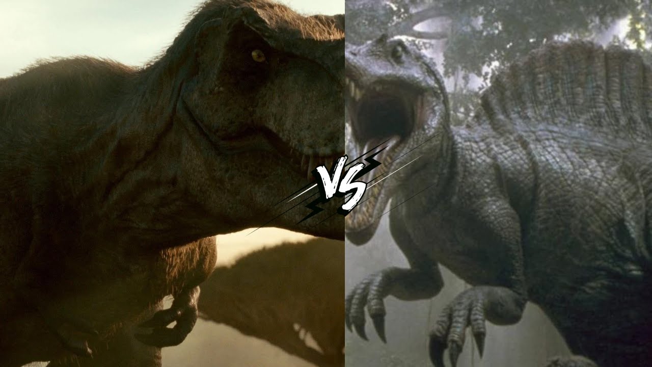 Rexy vs Spinosaurus - YouTube