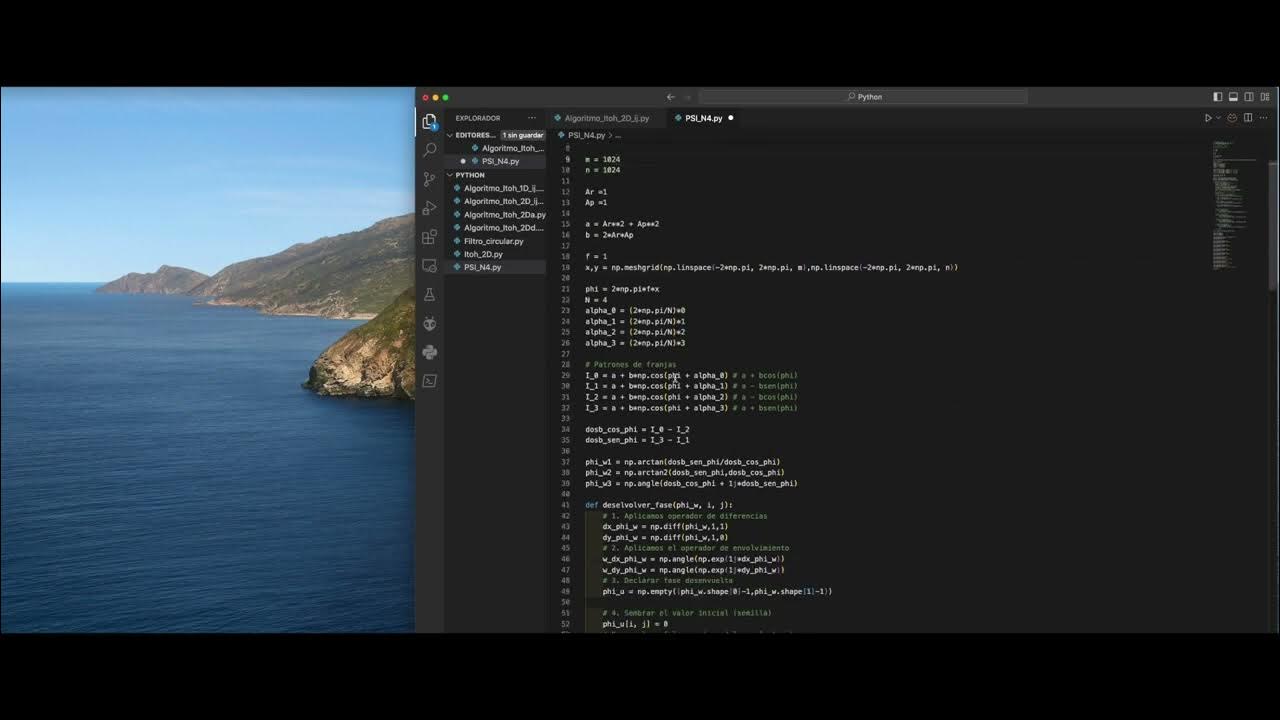 Interferometría de corrimiento de fase (Phase shifting interferometry ...