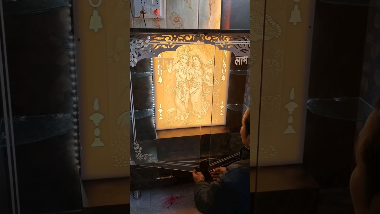 3d Radhe krishna temple design || #cncmachine #3ddesign - YouTube