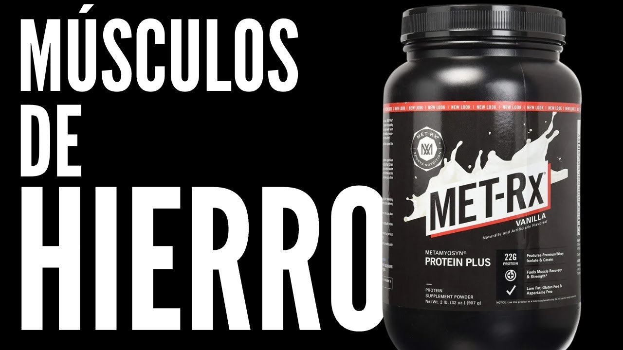 MetRX Protein Plus ~ El PLUS que te da MÚSCULOS DE HIERRO - YouTube