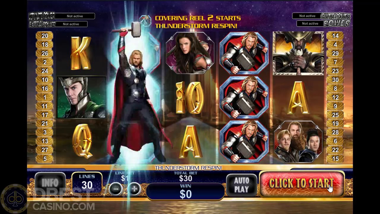 Thor - The Mighty Avenger Slot Big Win Bonus - YouTube