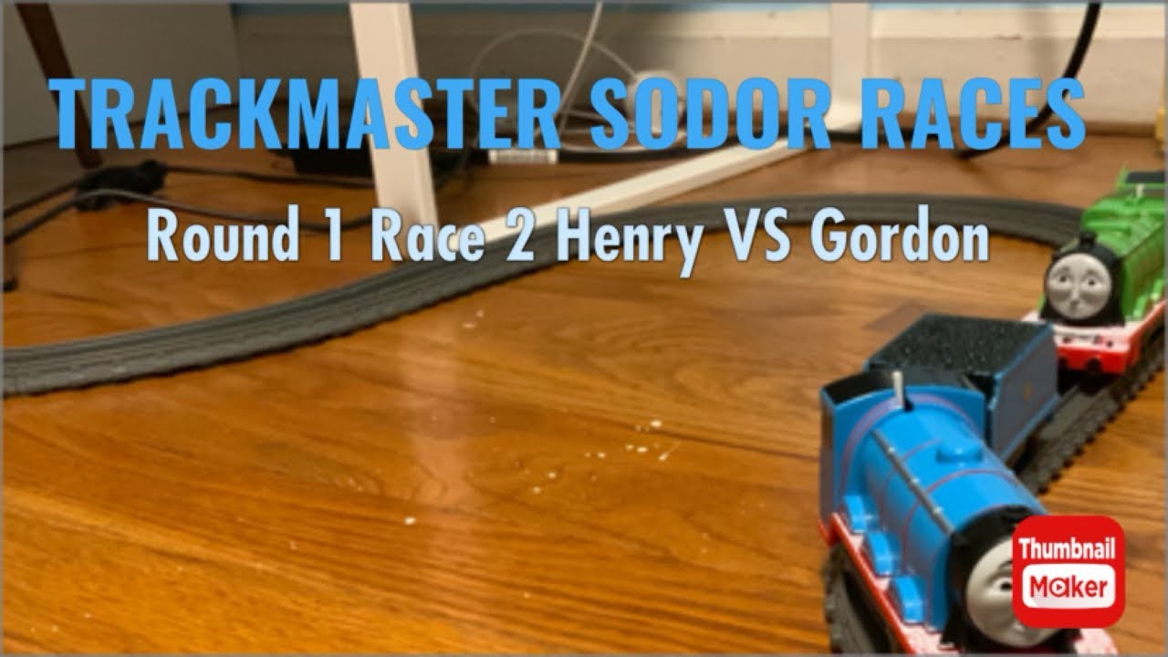 TRACKMASTER SODOR RACES [Round 1 Race 2] Henry VS Gordon - YouTube