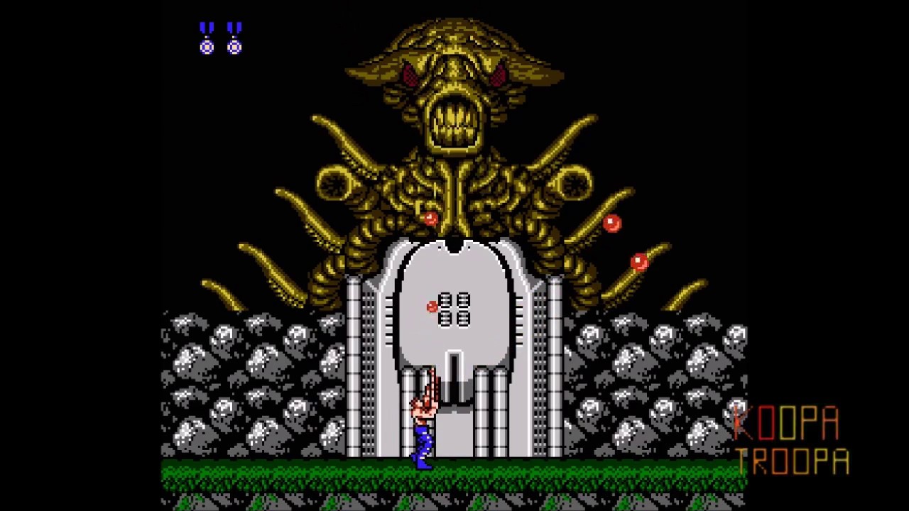 Contra all bosses - YouTube