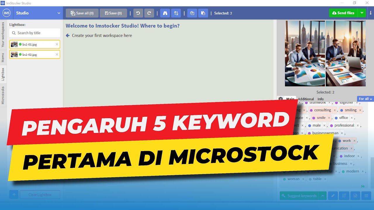 PENGARUH 5 KEYWORD PERTAMA DI MICROSTOCK - YouTube