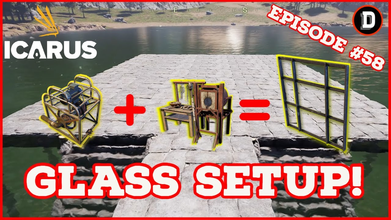 First water PUMP and GREENHOUSE foundation! [E58] ICARUS | Gameplay ...