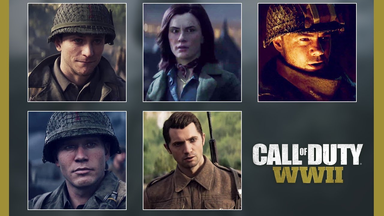 Call of Duty WWII: Characters Intro - YouTube