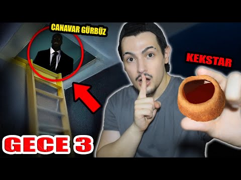 GECE 3'te SAKIN KEKSTAR YEMEYİN! (Gürbüz Canavarı Evimi Bastı)