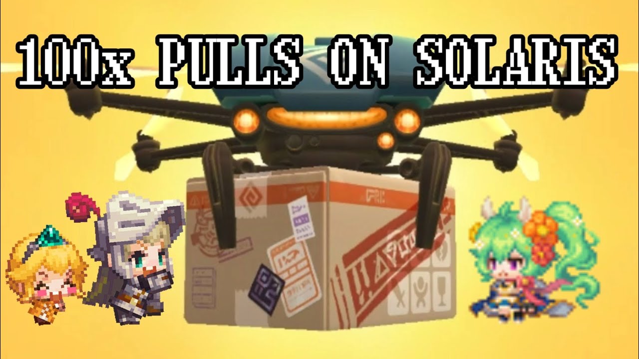 100 FREE SUMMONS ON SOLARIS BANNER! - Guardian tales summon session ...
