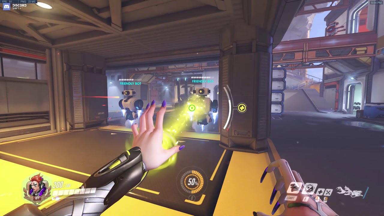 Moira Damage and Abilities in the Practice Range - YouTube