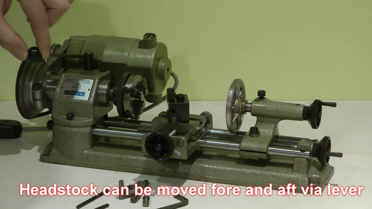 Emco Unimat SL Lathe - YouTube