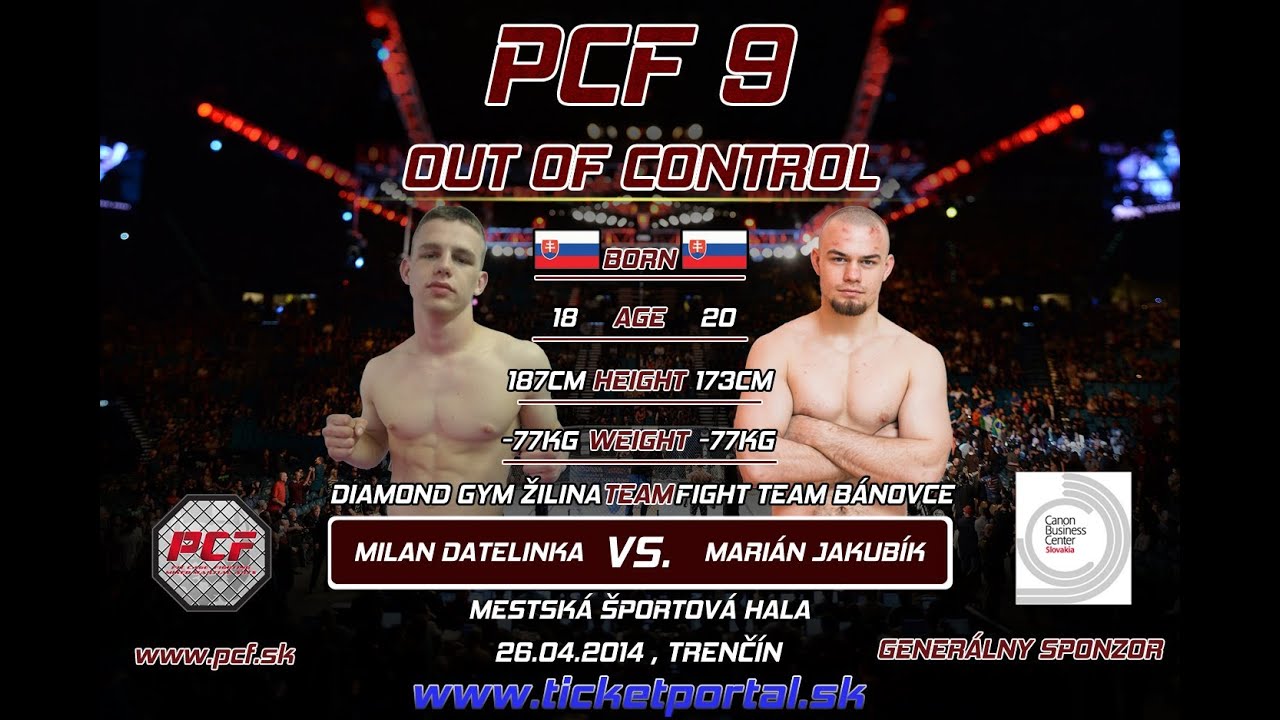 PCF 9 - Marián Jakubík vs. Milan Ďatelinka - YouTube