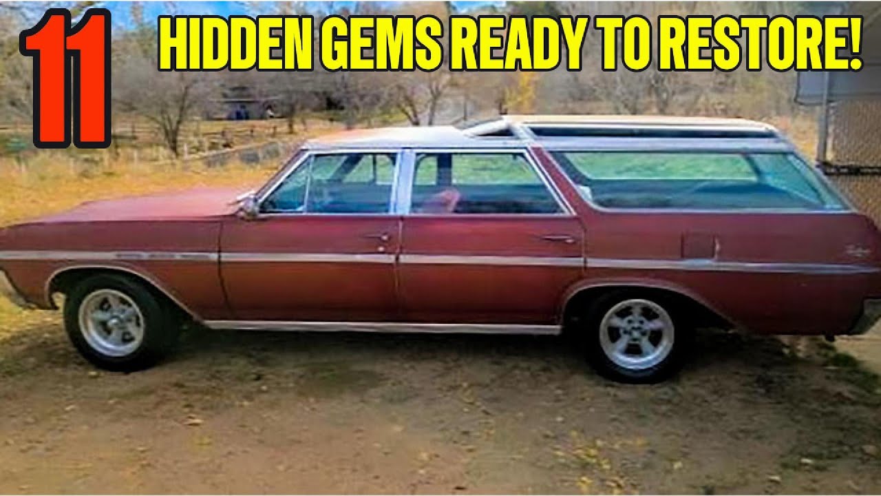 11 Hidden Classic Car Gems Ready for Restoration! - YouTube