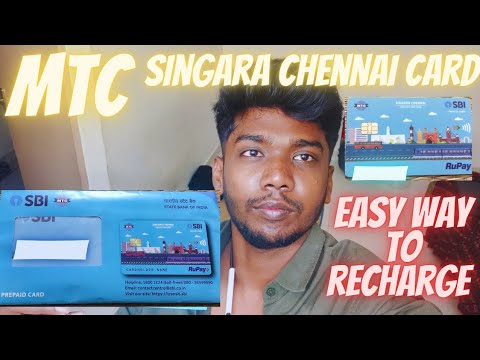 EASY WAY TO RECHARGE MTC CHENNAI METRO CARD || தமிழ் - YouTube