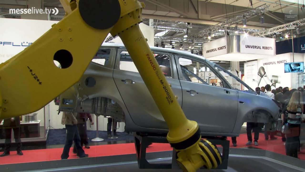 Roboter-Neuheiten und Weltpremieren auf der HANNOVER MESSE 2015 - YouTube