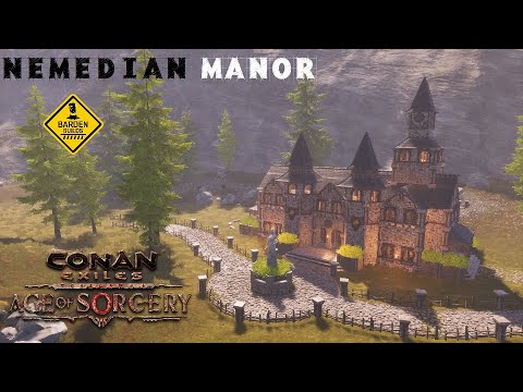 Conan Exiles: Nemedian Manor (Speed Build/ No Mods) - YouTube