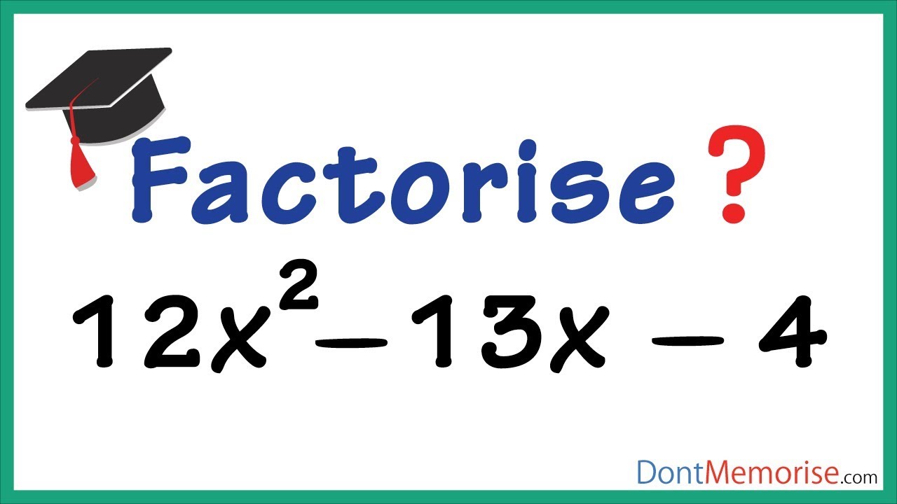 ALGEBRA 6 (FACTORIZATION: DISTRIBUTIVE LAW/DIFFERENCE OF TWO SQUARES ...