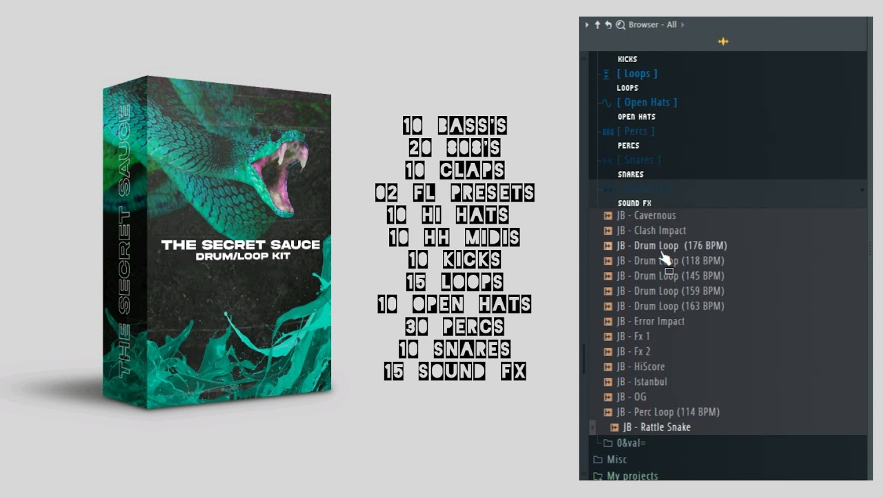 The Secret Sauce Drum Kit / Loop Kit - Payhip