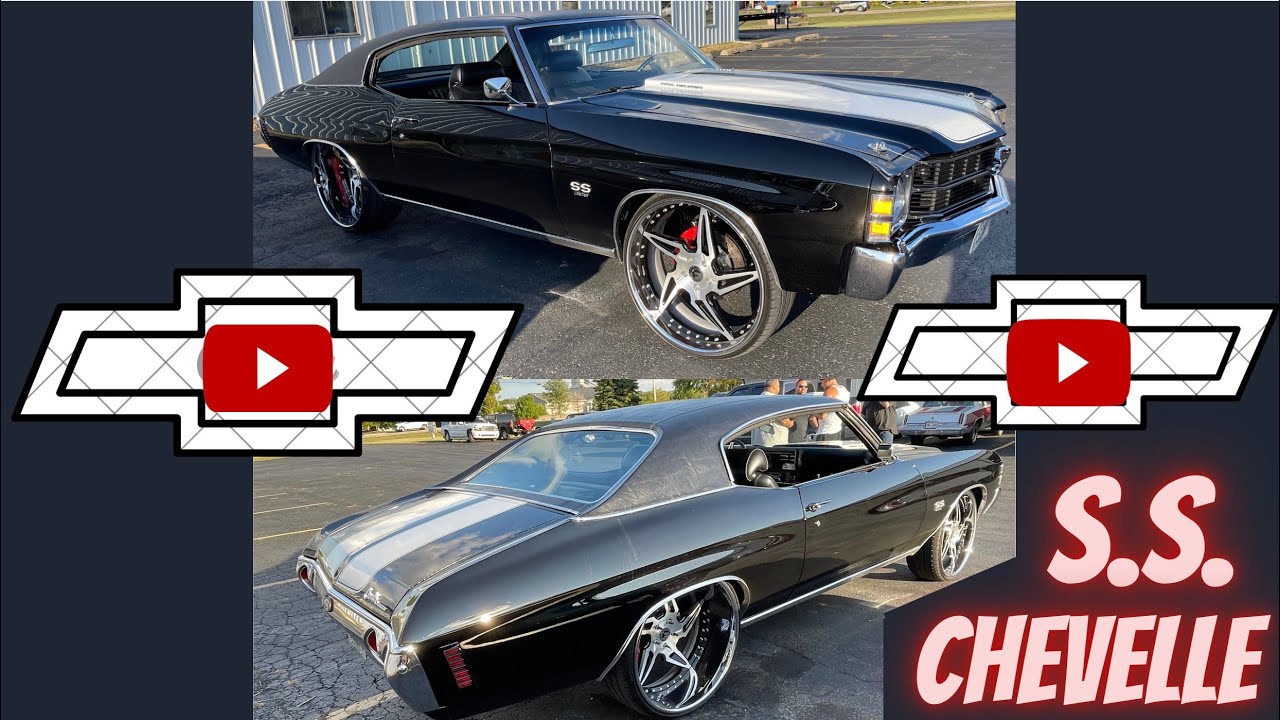 1971 Triple Black Chevelle On 24 Inch Forgiatos 600 HP - YouTube
