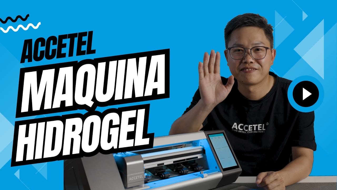 TUTORIAL OFICIAL de la Máquina hidrogel de ACCETEL! - YouTube