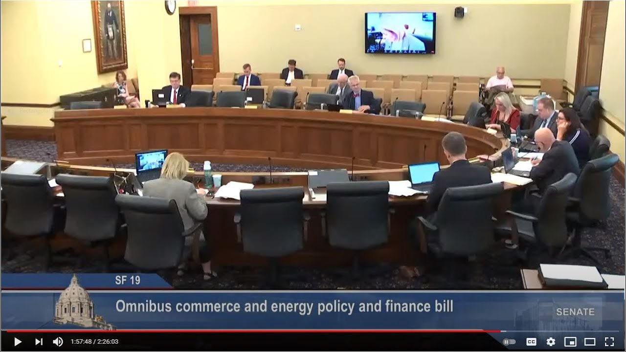 Four Budget Bills Approved by Senate Finance Committee - YouTube