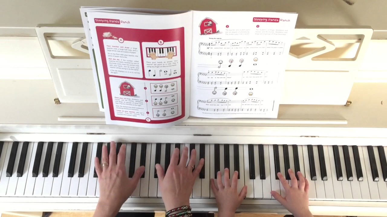 Demonstration of a WunderKeys Piano for Preschoolers Duet - YouTube
