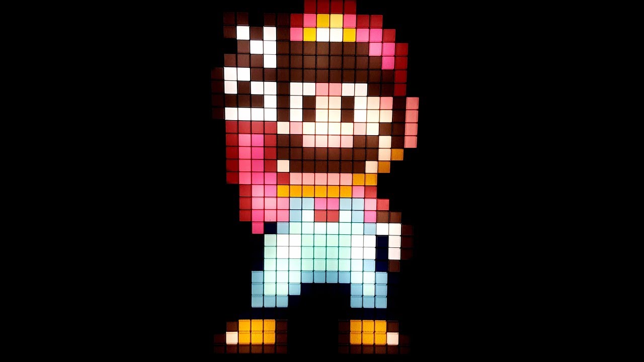 Mario 8 Bit Pixel Pals - YouTube