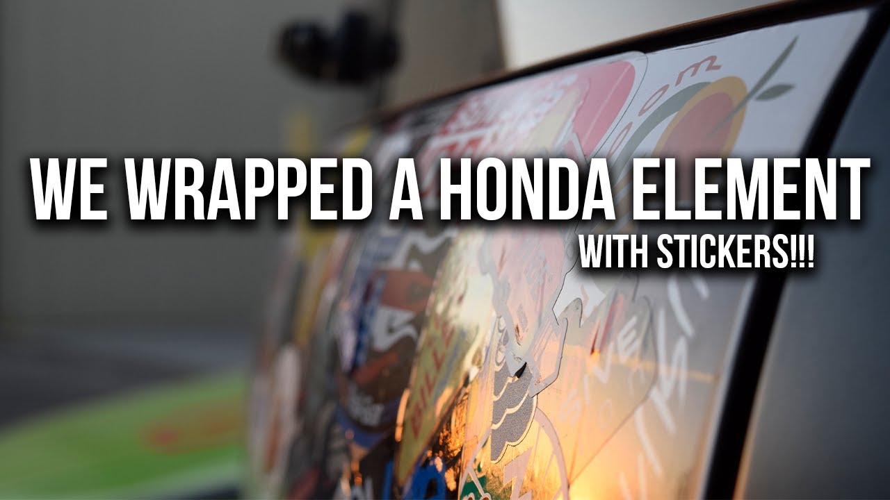 THERE'S NO GOING BACK NOW! - 2008 Honda Element Wrap - YouTube