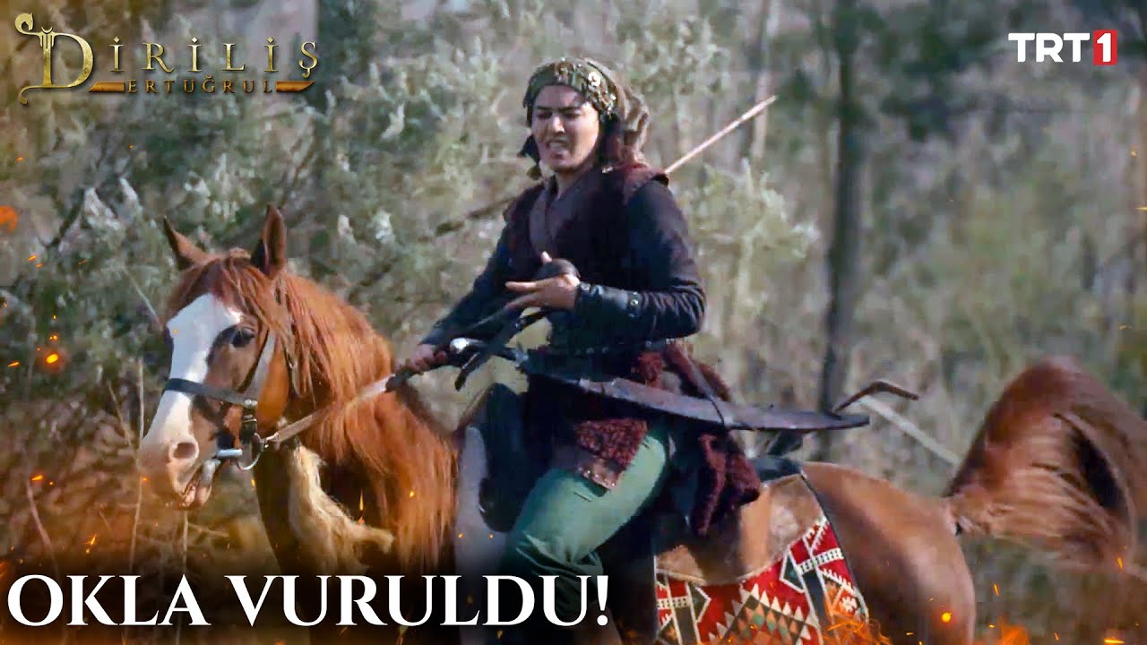 Banu Çiçek okla vuruluyor! | #DirilişErtuğrul 51. Bölüm @trt1 - YouTube