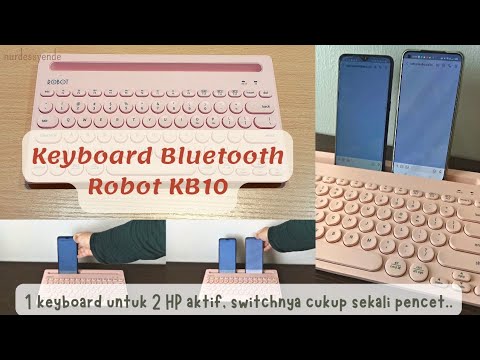 Keyboard Bluetooth Multi Device Robot KB10, Review Keyboard Wireless 1 ...