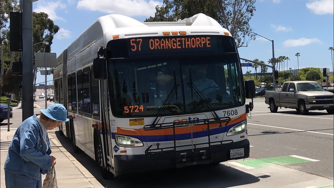 OCTA 2013 New Flyer XN60 #7608 - YouTube