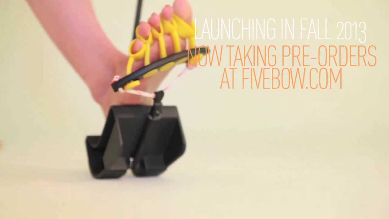 FiveBow, Introducing a one of a kind simple to use toe exercising ...