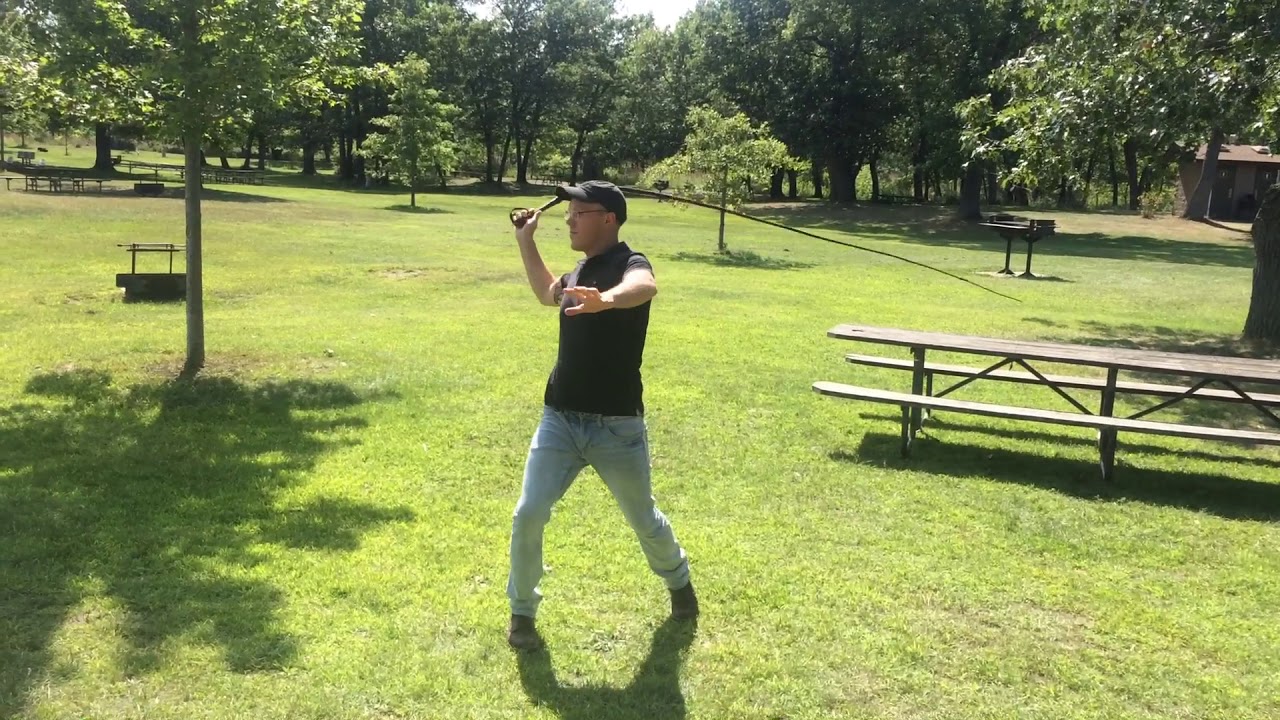 Adam Winrich bullwhip cracking. - YouTube