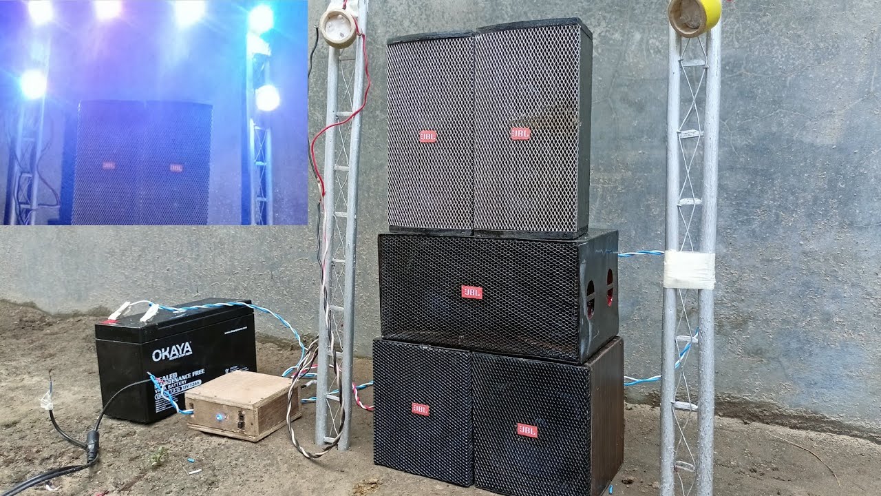 mini dj setup with dj lighting || official dj - YouTube