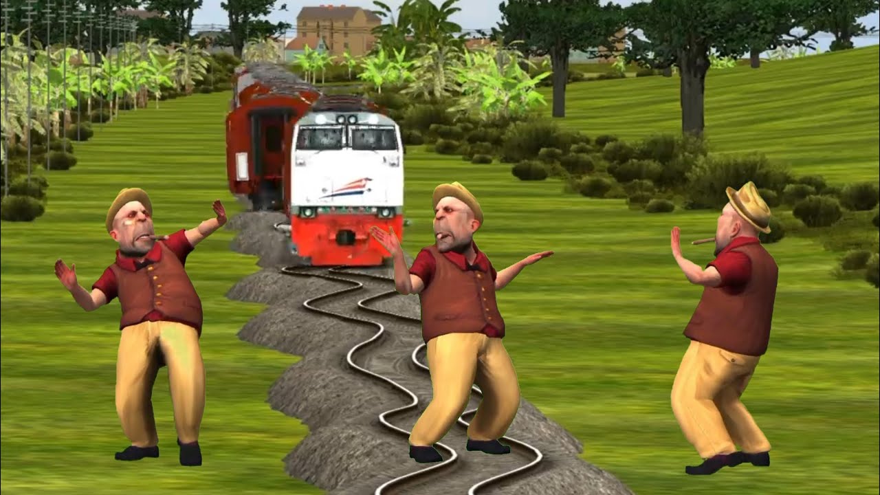 train cartoon dance animation | train wala cartoon - YouTube