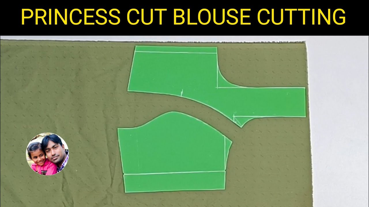 Princess Cut Blouse Cutting Full Tutorial || How To Cut Princess Cut ...