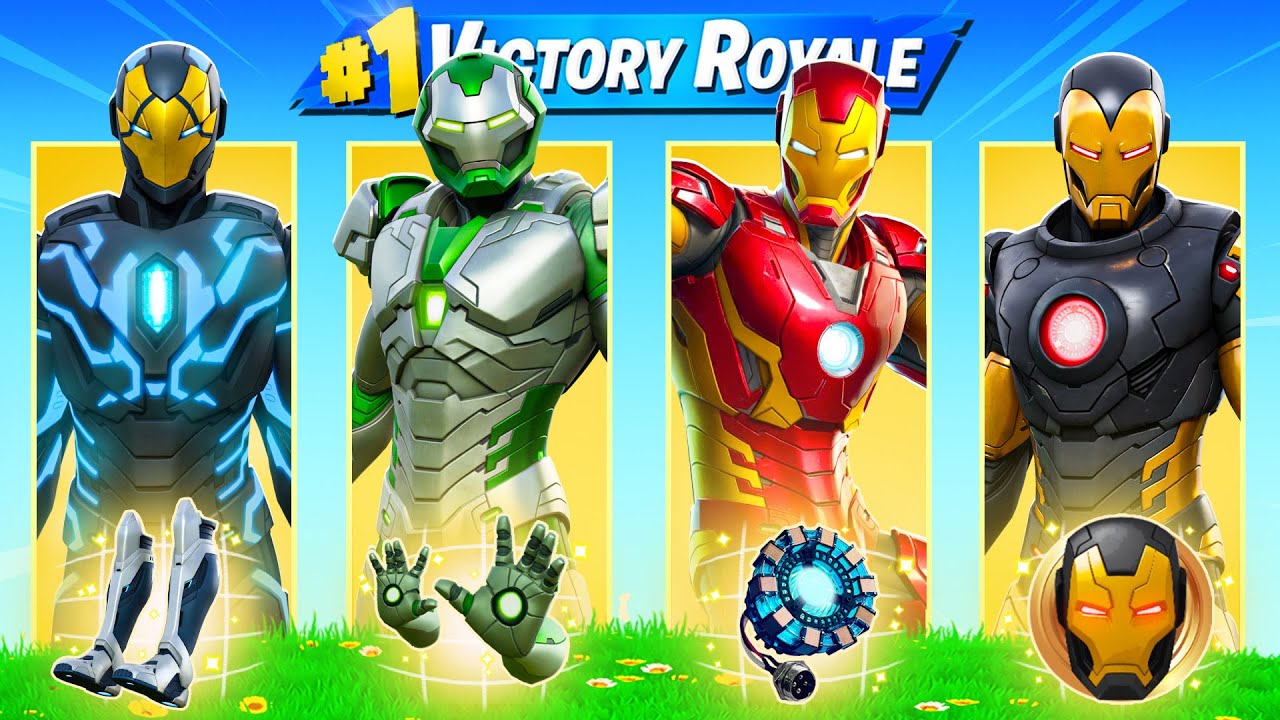 I Got NEW Iron Man Skins EARLY! - YouTube