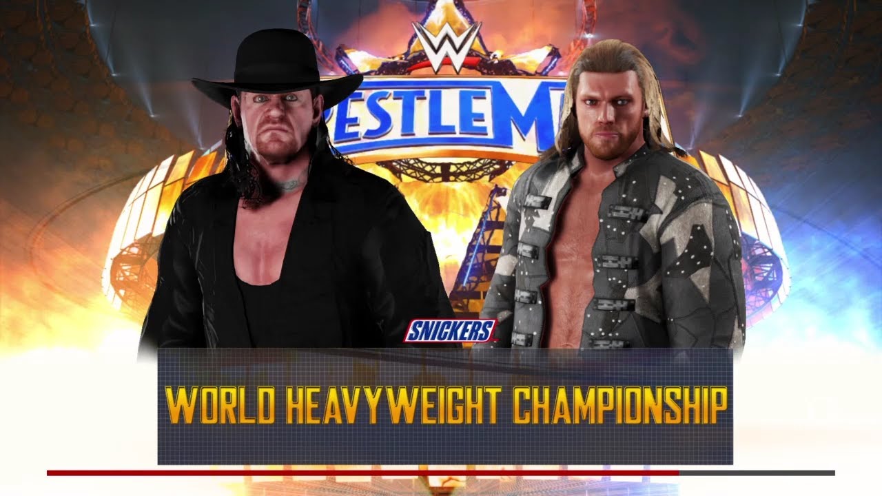 Undertaker vs Edge WrestleMania 24. WWE 2K18 - YouTube