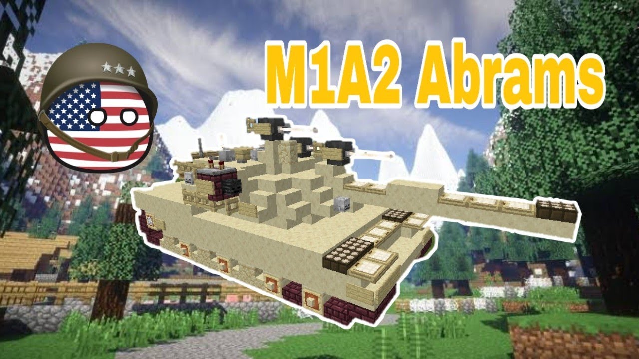 M1A2 Abrams 2/2 | Tutorial in Minecraft - YouTube