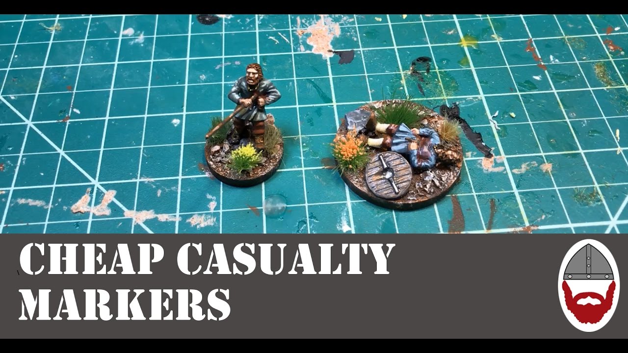 Custom/Cheap Casualty Markers for Wargaming - YouTube