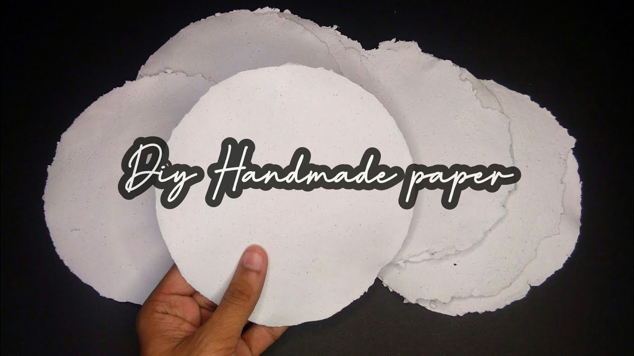 Handmade paper|how to make handmade paper |diy handmade paper at home ...