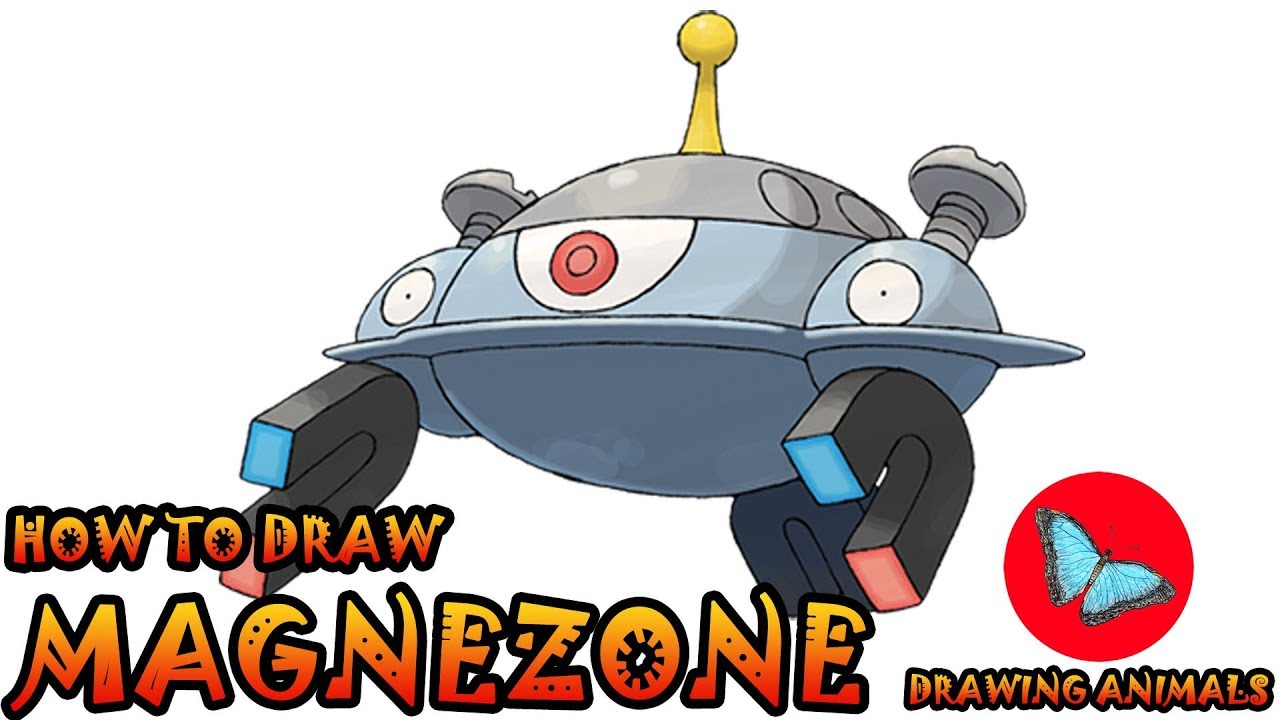 How To Draw Magnezone Pokemon | Drawing Animals - YouTube