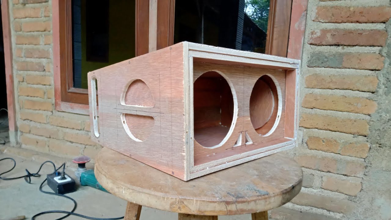 Membuat bok line array 4 inch yang mudah - sound miniatur - YouTube