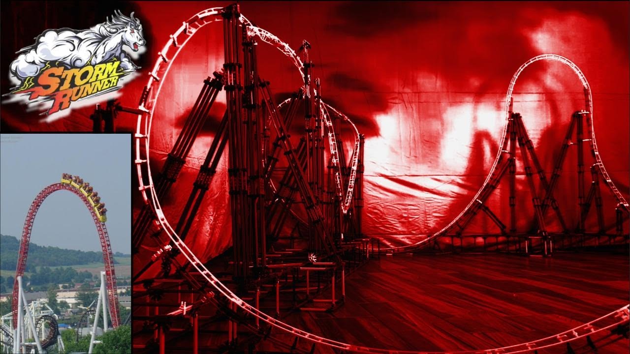 Storm Runner - from HersheyPark - A K'NEX Launch Coaster - YouTube
