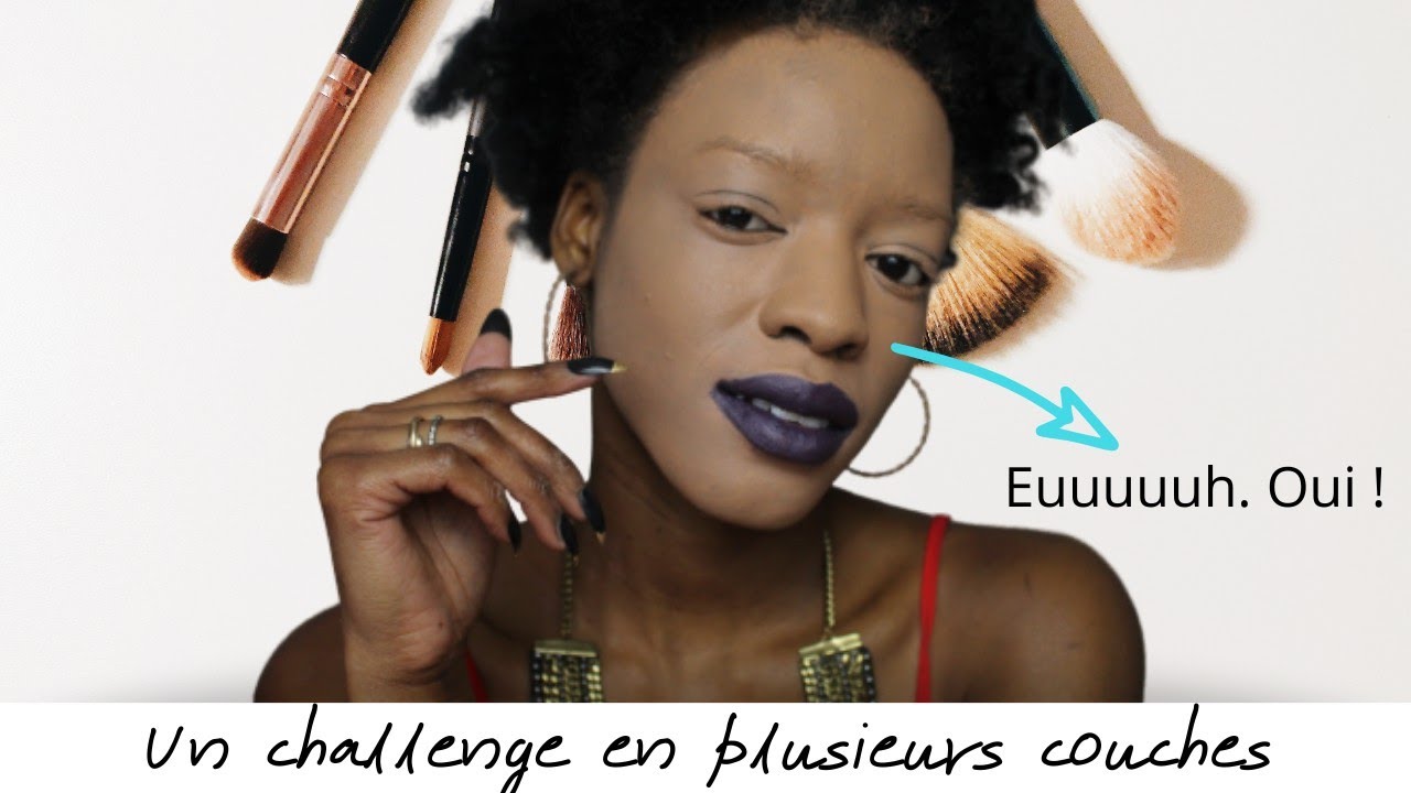 100 couches de makeup [100 layers] CHALLENGE - YouTube