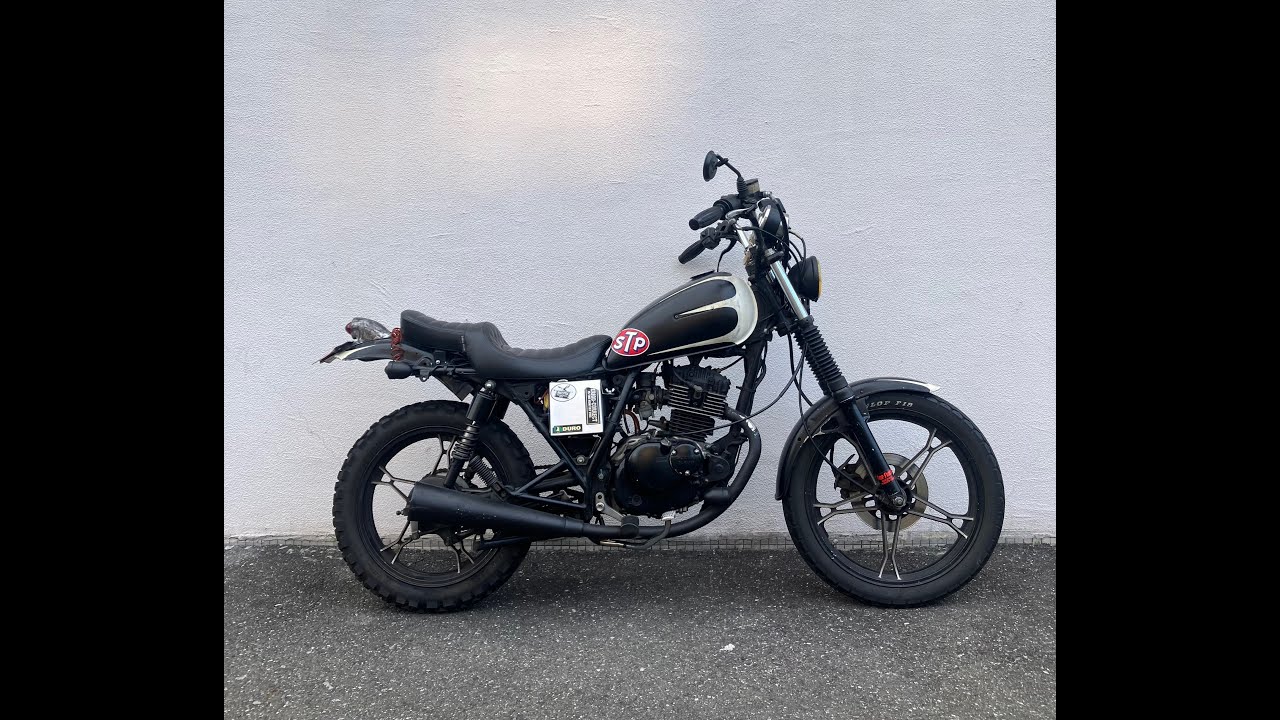 SUZUKI GN125H スズキ GN125 ブラットスタイル カスタム Custom Bratstyle deus - YouTube