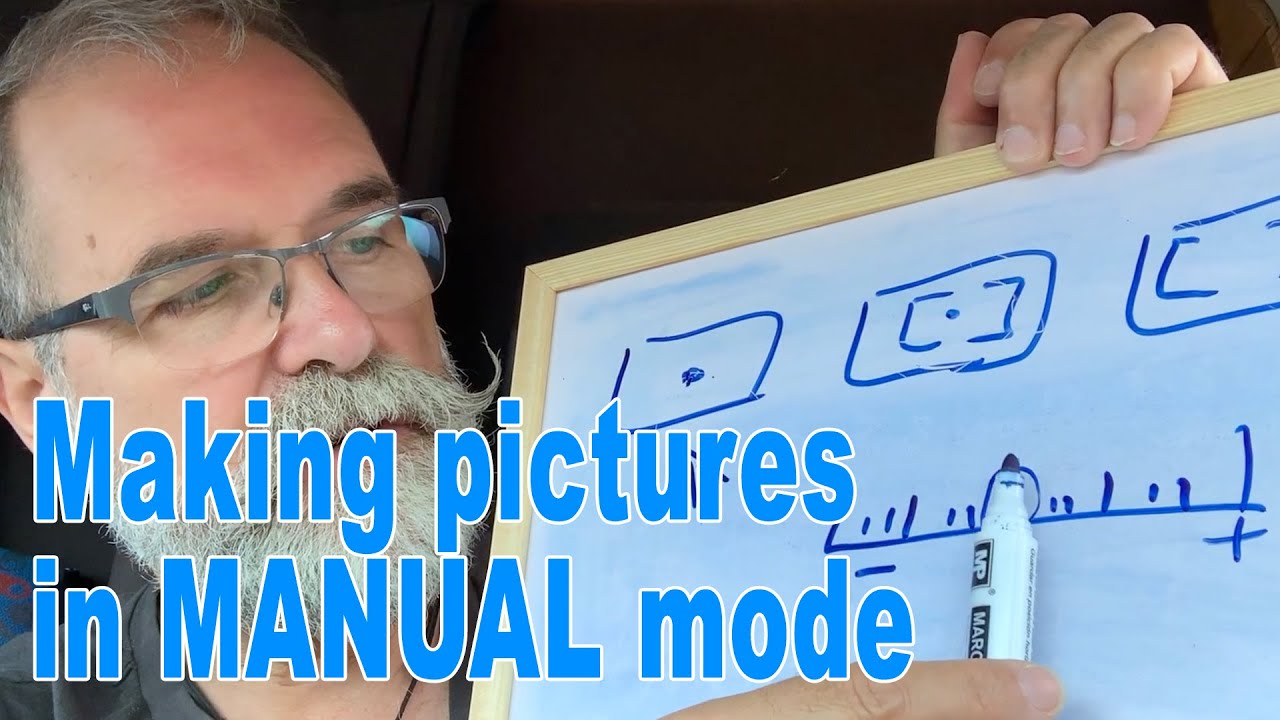 Making pictures in manual mode - IN ENGLISH - YouTube
